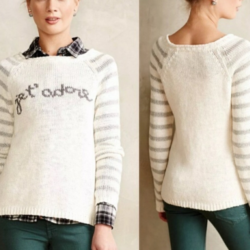 Anthropologie Moth Sweater - Gem